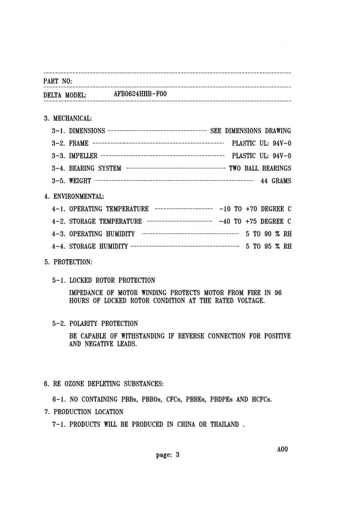 AFB0624HHB-F00 specification page 4