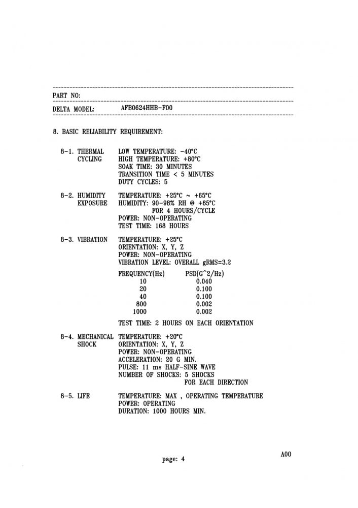 AFB0624HHB-F00 specification page 5