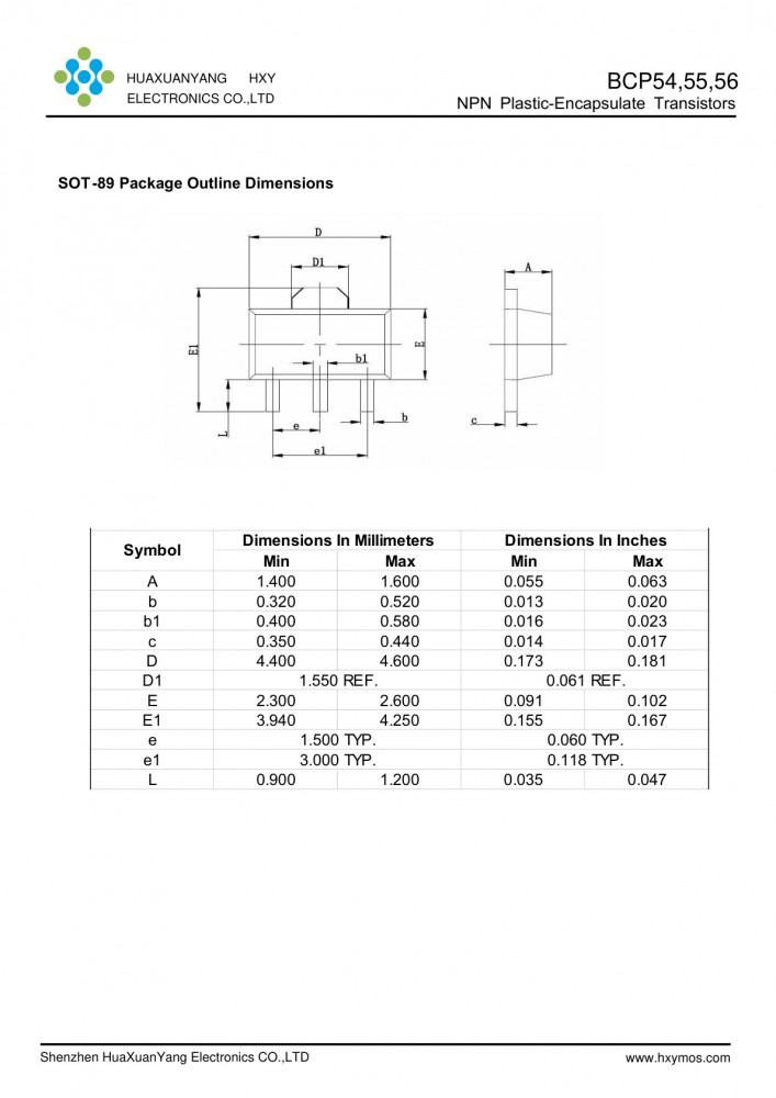 BCP55 datasheet page 4