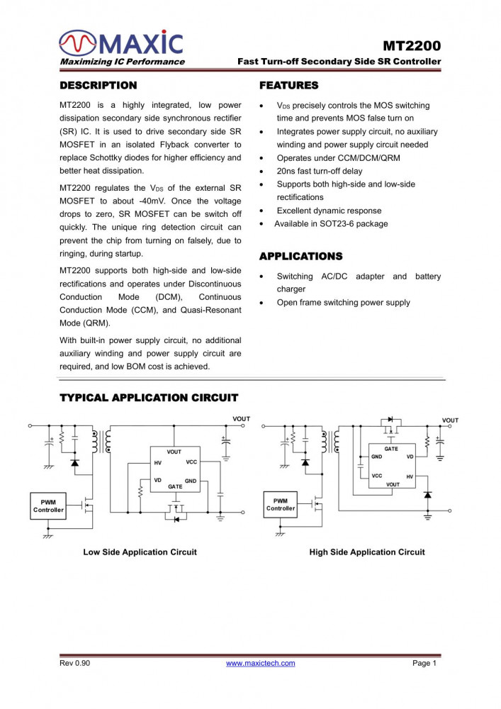MT2200 technical document preview