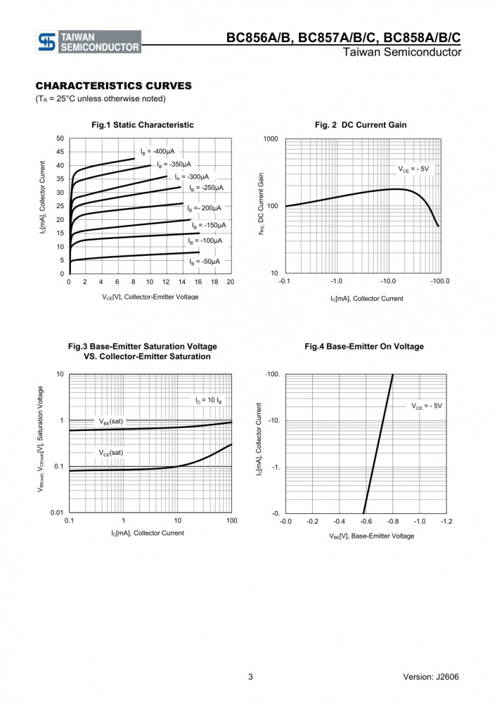 BC857C datasheet page 3