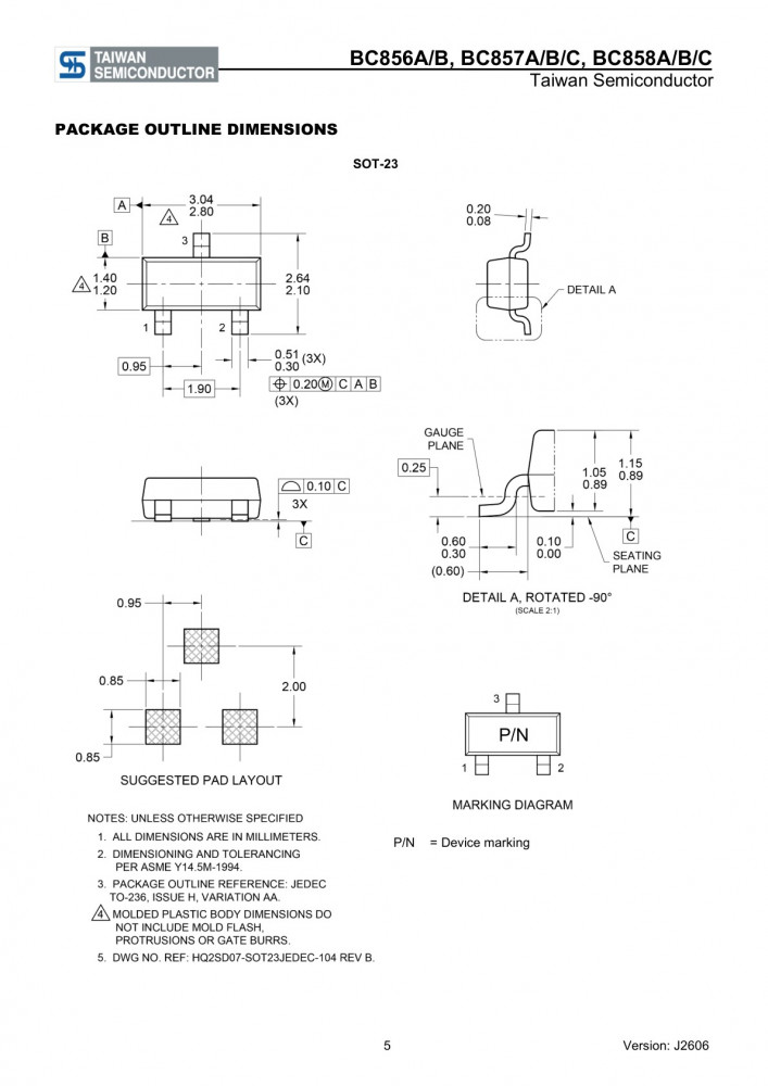 BC857C datasheet page 5