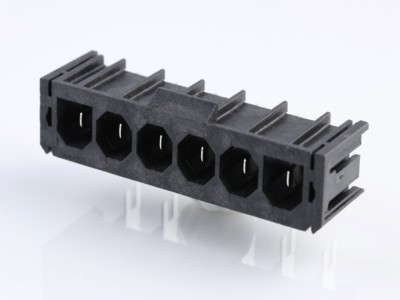 Sabre Right-Angle Header, 7.50mm Pitch, 2 Circuits, Glow-Wire Capable, 5.33mm Tail Length, for 2.40mm PCB, without Board Lock