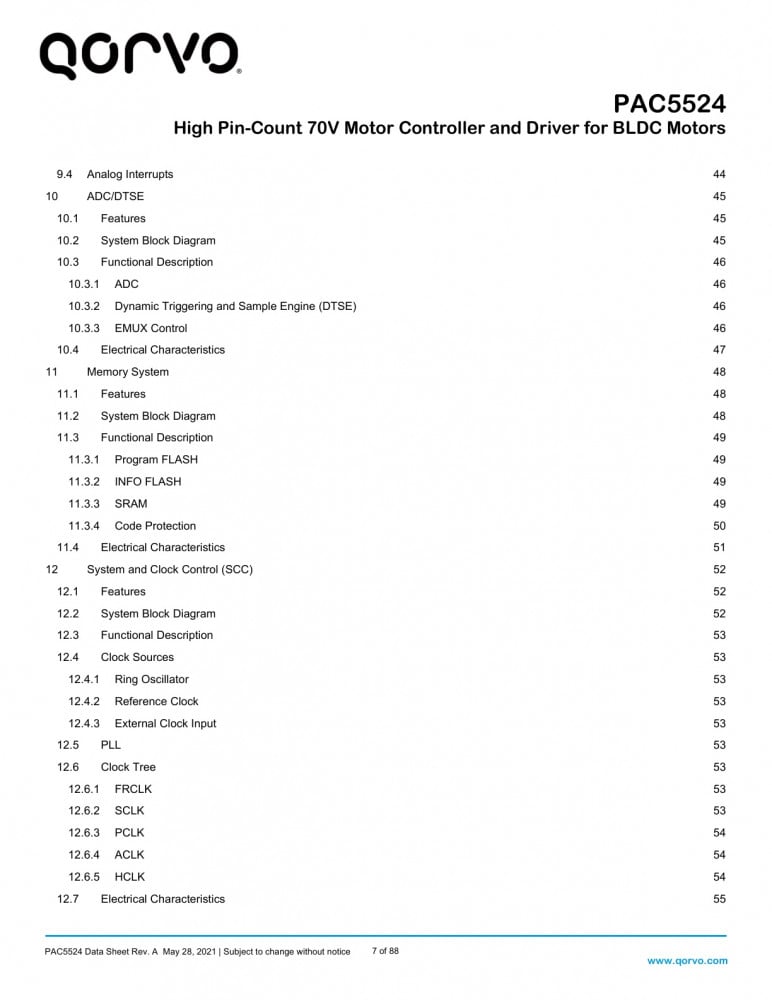 PAC5524QF datasheet page 7