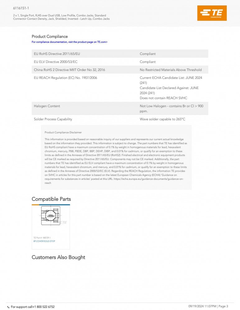 6116151-1 technical document page 3