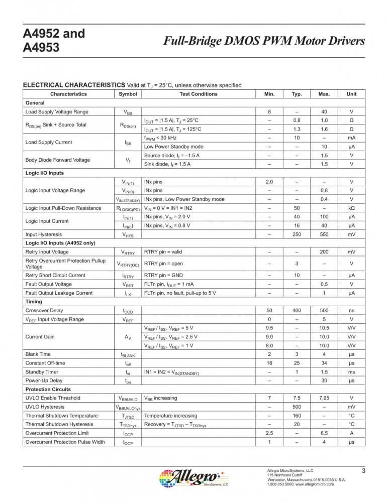 A4953 datasheet page 3