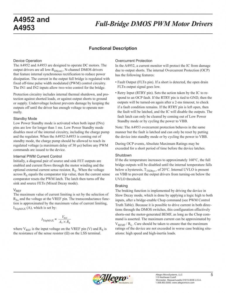 A4953 datasheet page 5