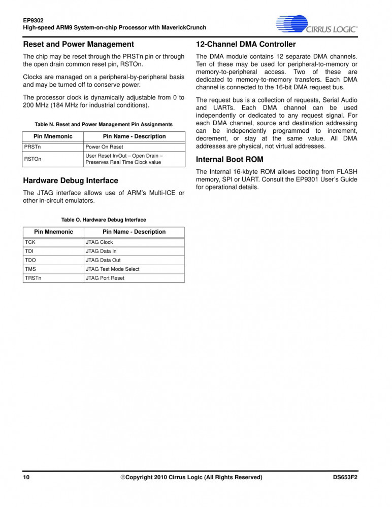 EP9302-CQZ technical document page 10