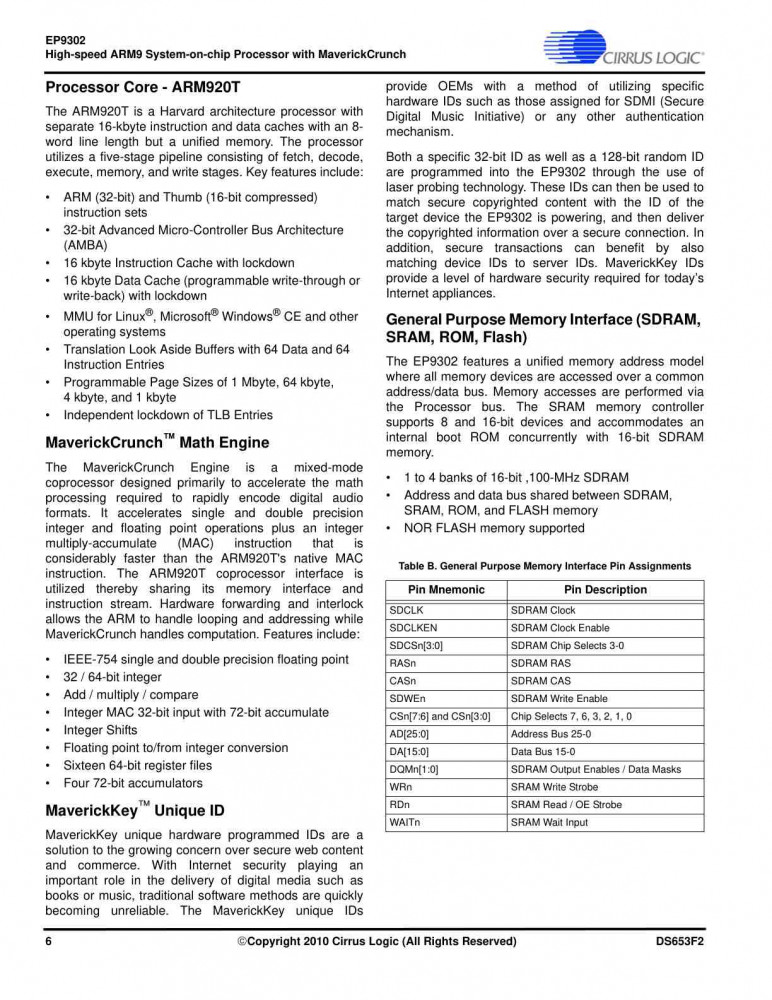 EP9302-CQZ technical document page 6