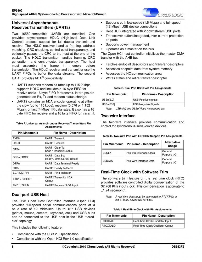 EP9302-CQZ technical document page 8