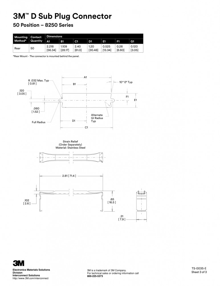3M 8250-6005 technical document page 3