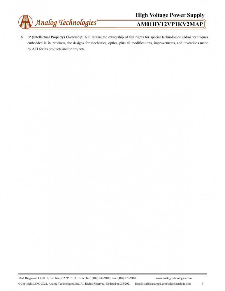 AM01HV12VP1KV2MAP technical document page 6
