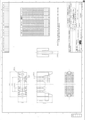 HRS DF1-12A1.33 Rectangular Connector Accessories Chip