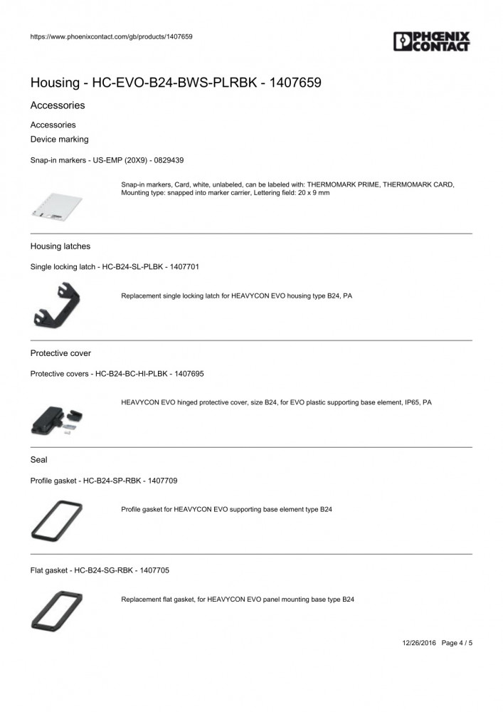 Phoenix Contact 1407659 technical document page 4