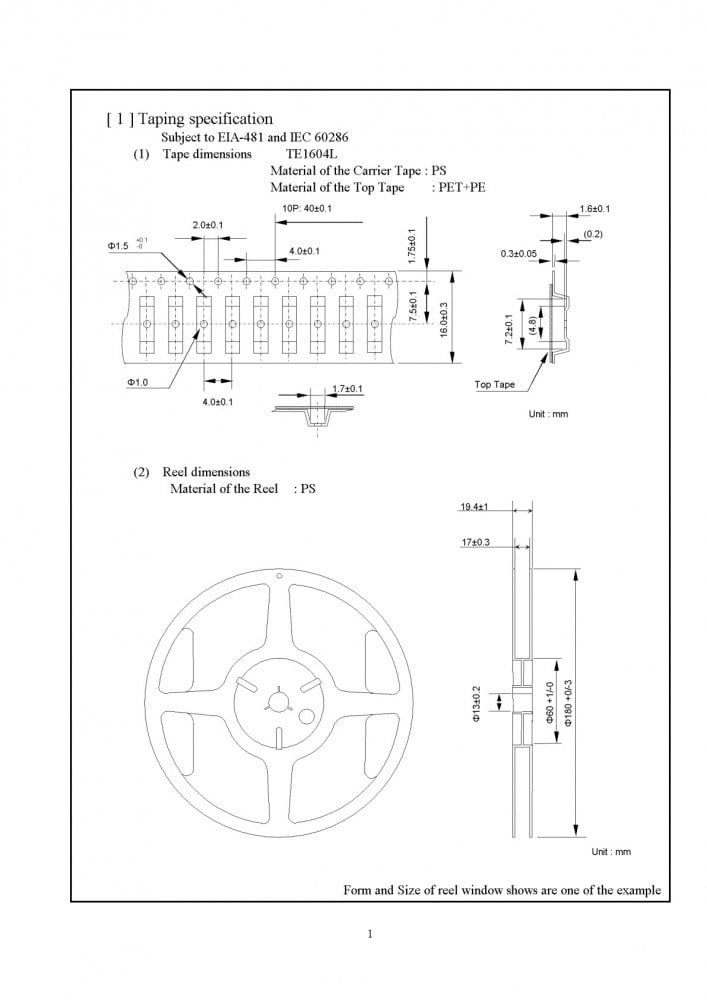 EPSON MC-146 taping specification page 10