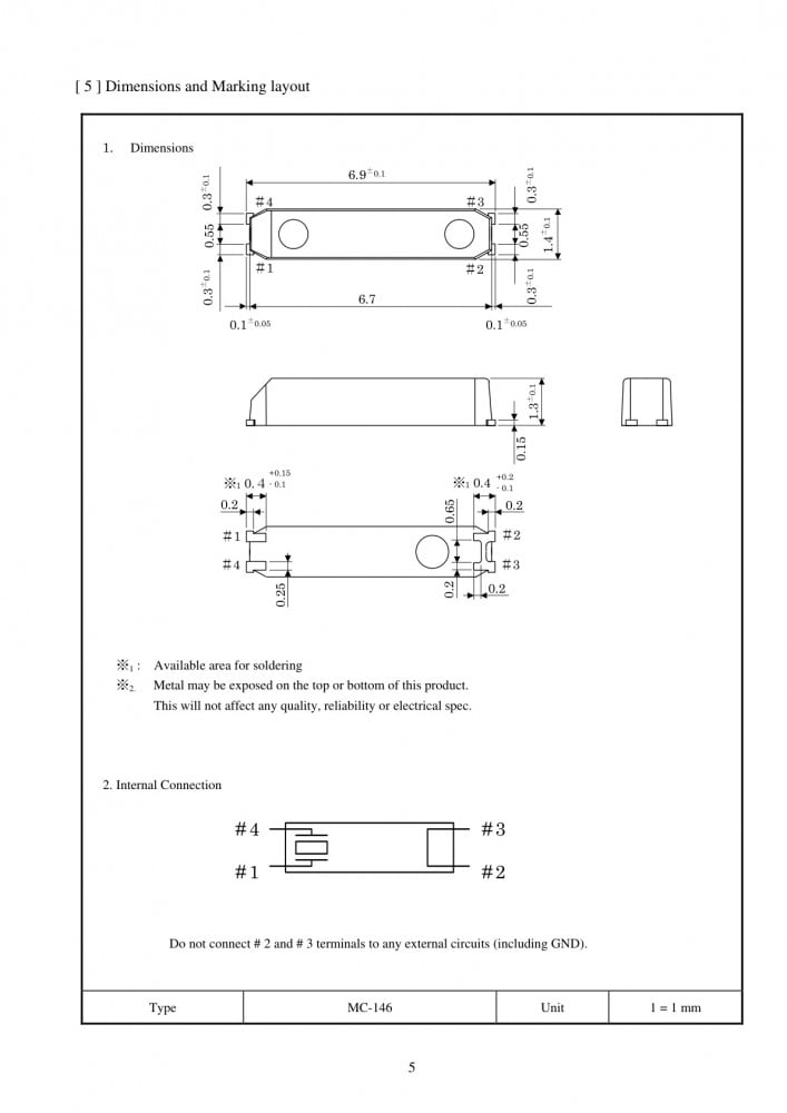 EPSON MC-146 specification page 6