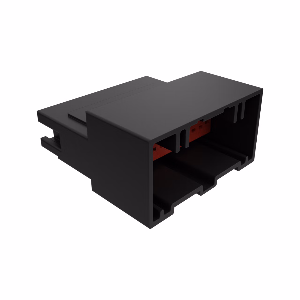 2.54mm Pitch, 0.64mm Width H-DAC 64 High Density Automotive Crimp Housing, Dual Row, 20 Circuits, Polarization Option #2, Black for sale