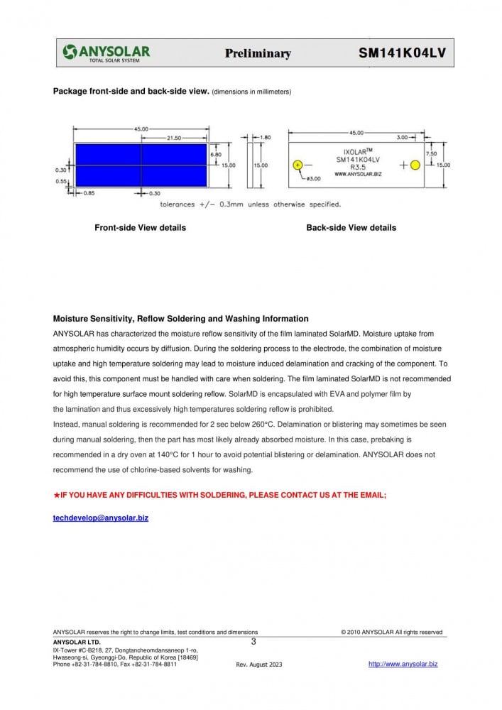 SM141K04LV technical document page 3