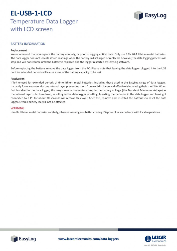 EL-USB-1-LCD product documentation, page 4