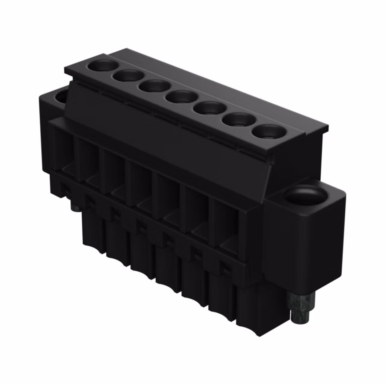 3.50mm Pitch Eurostyle Vertical Plug, with Retention Screws, Rear Wire Entry, 7 Circuits for sale