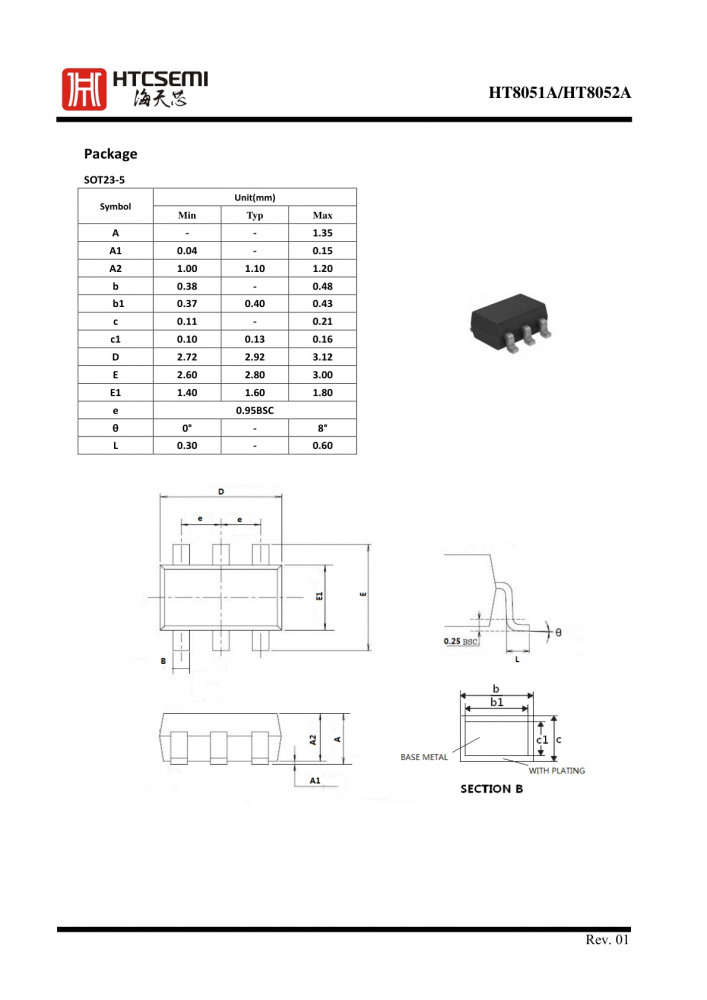 HT8052ARMZ datasheet page 6