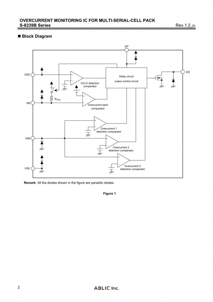 S-8239B datasheet page 2