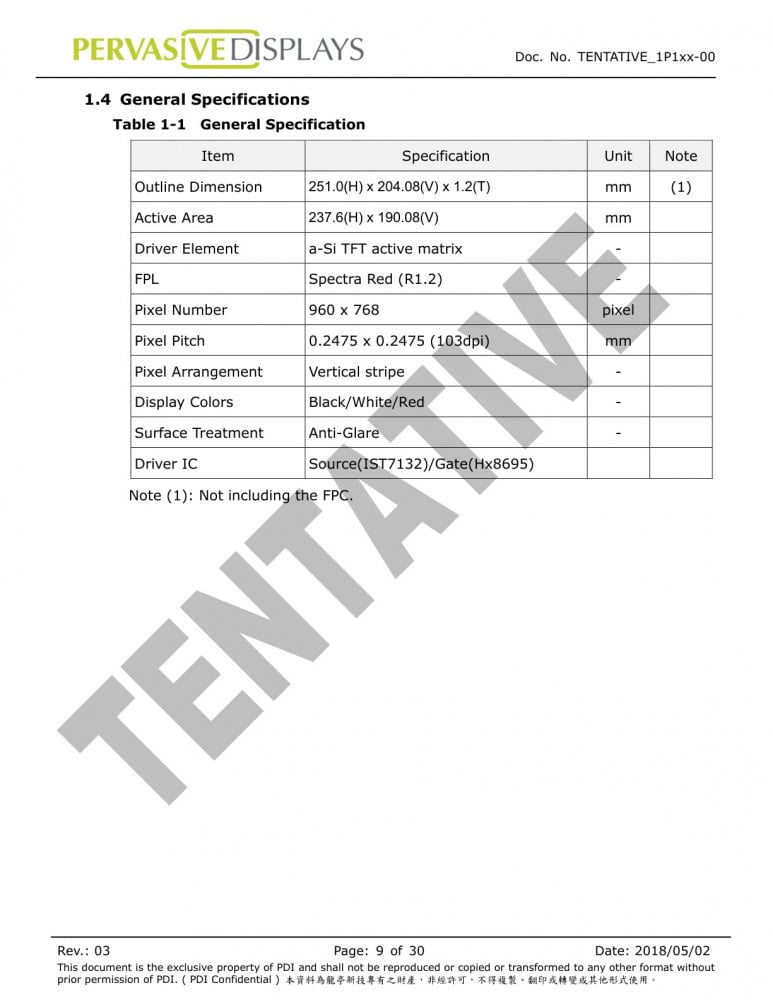 E2B98FS081 datasheet page 9