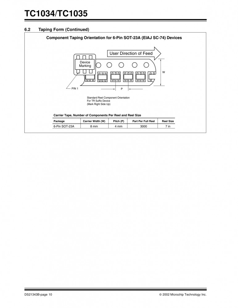 TC1034 datasheet page 10