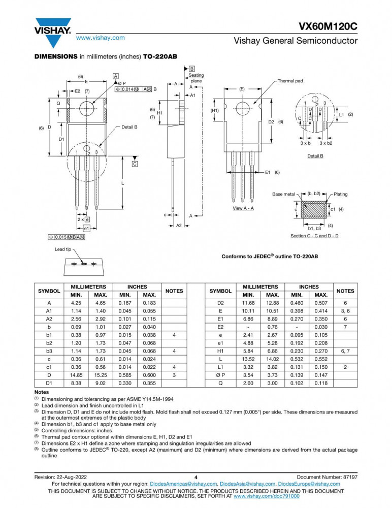 VX60M120C datasheet page 4