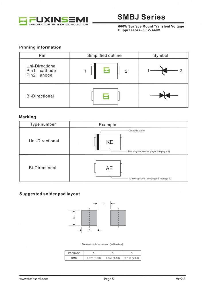 SMBJ24A datasheet page 5