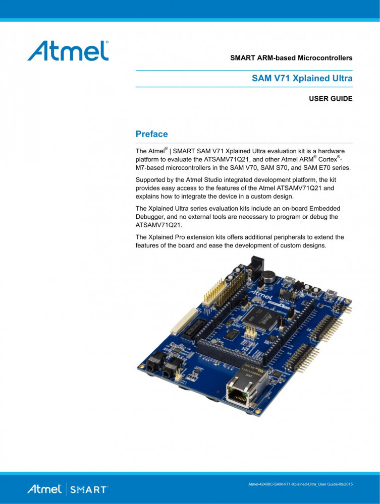 ATSAMV71-XULT document preview, page 1