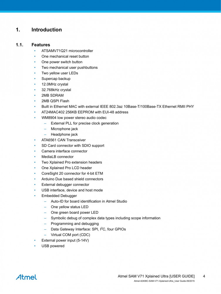 ATSAMV71-XULT document preview, page 4