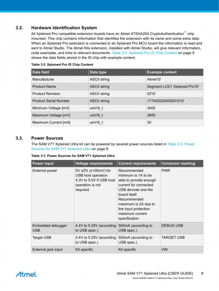 ATSAMV71-XULT document preview, page 8