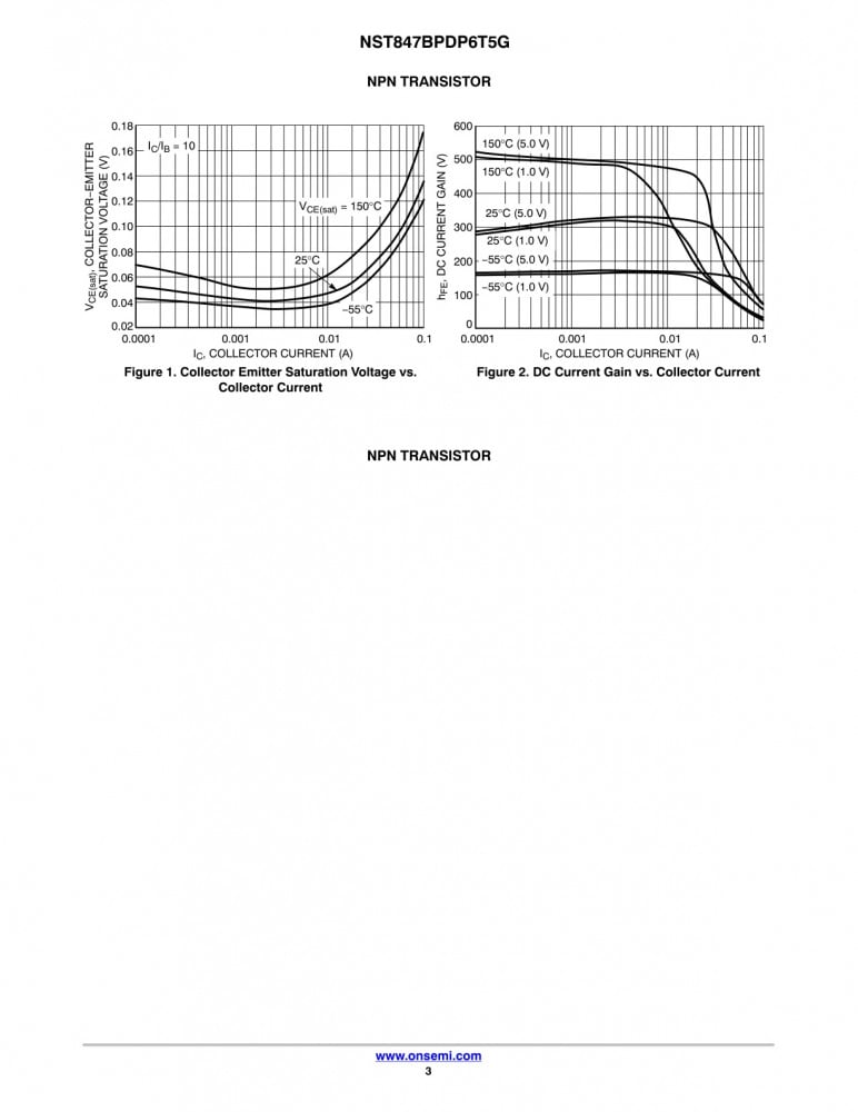 NST847BPDP6T5G datasheet page 3