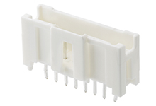 MicroClasp Right-Angle Header, 2.00mm Pitch, Single Row, Through Hole, Tin (Sn) Plating, 13 Circuits, with PCB Locator