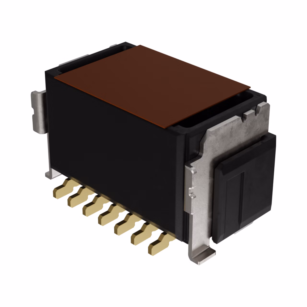 1.00mm Pitch, Rely-On PCB Header, Single Row, Vertical, Surface Mount, 0.38µm Gold (Au) Plating, Inner Positive Lock, 7 Circuits, Black for sale