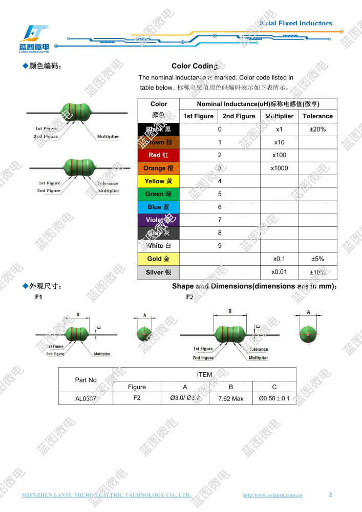 AL0307 datasheet page 2