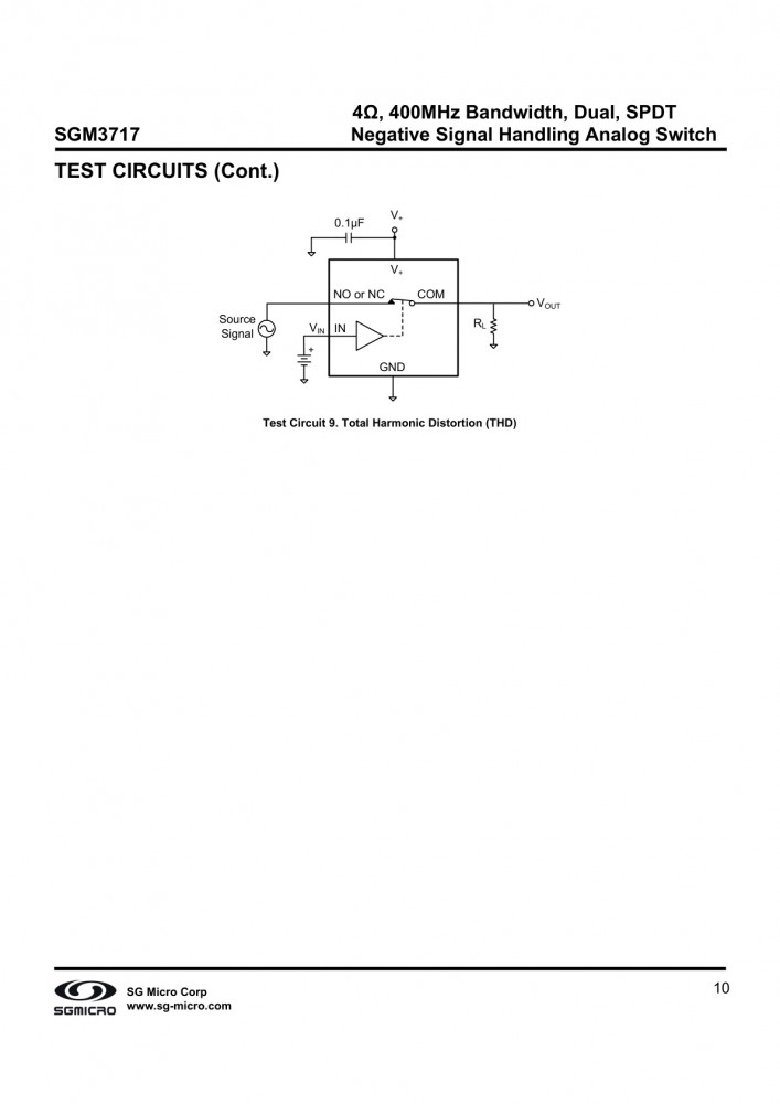 SGM3717 datasheet page 10