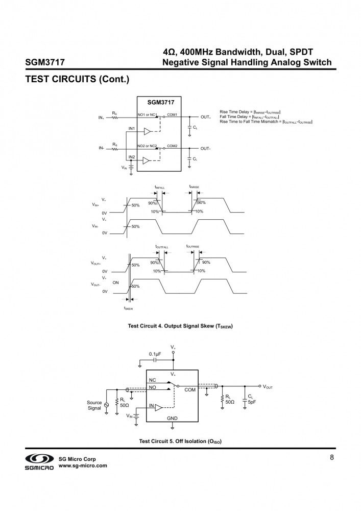 SGM3717 datasheet page 8