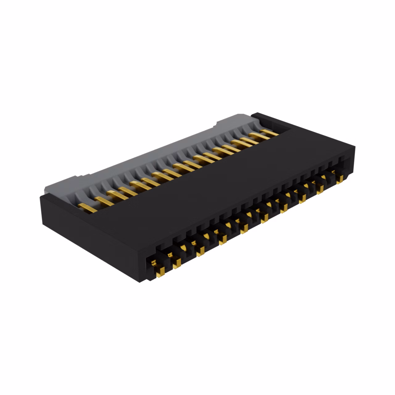 Easy-On Back Flip FPC Connector with Lock Terminal, 0.30mm Pitch, LA75 Series, Right-Angle, Surface Mount, Dual Contact Style, 0.75mm Height, 16 Circuits for sale