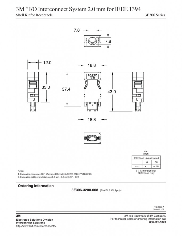 3E306-3200-008 technical document page 2