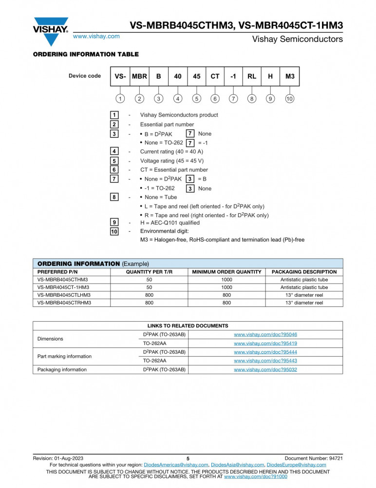 VS-MBRB4045CT datasheet page 5