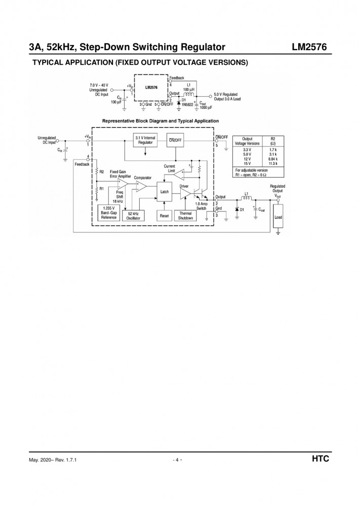 LM2576 datasheet page 4