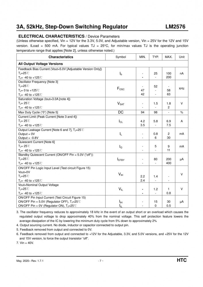 LM2576 datasheet page 7