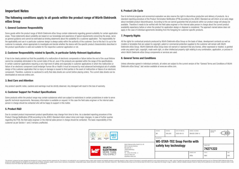 74271222 datasheet page 8