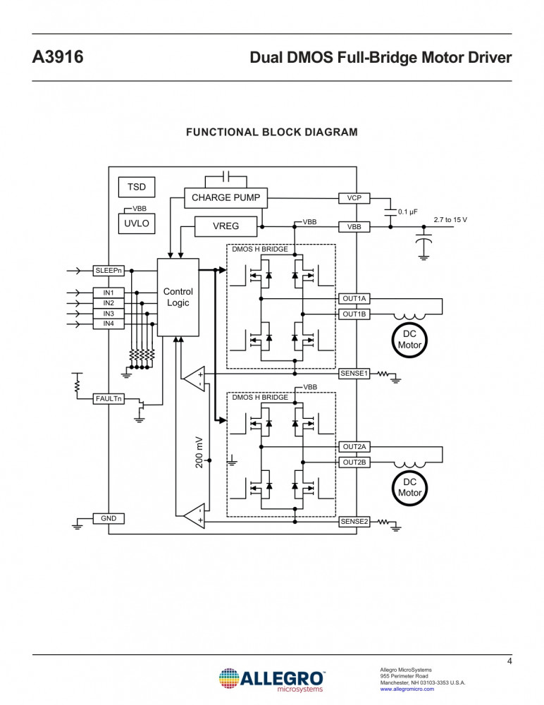 A3916 datasheet page 4