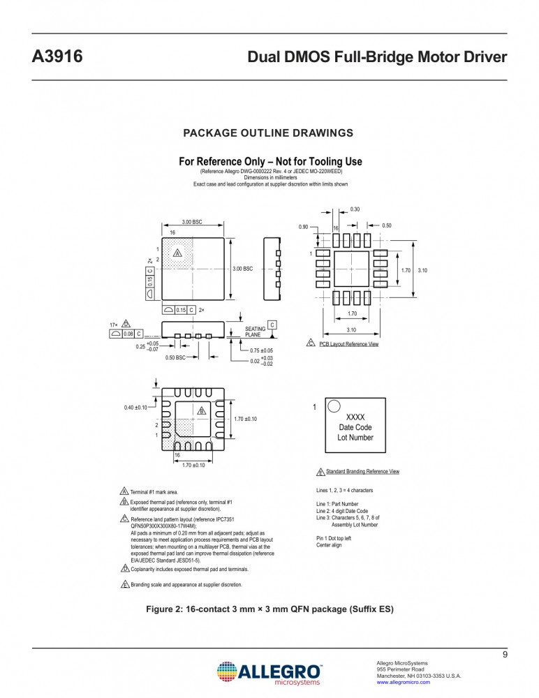 A3916 datasheet page 9