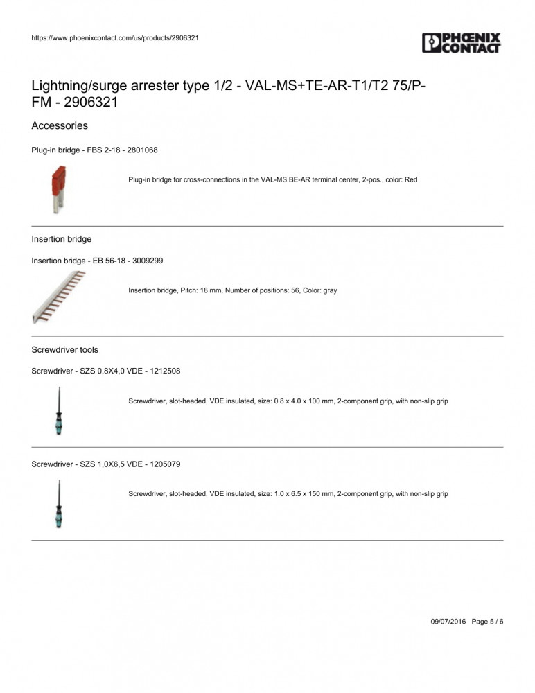 Phoenix Contact 2906321 technical document page 5