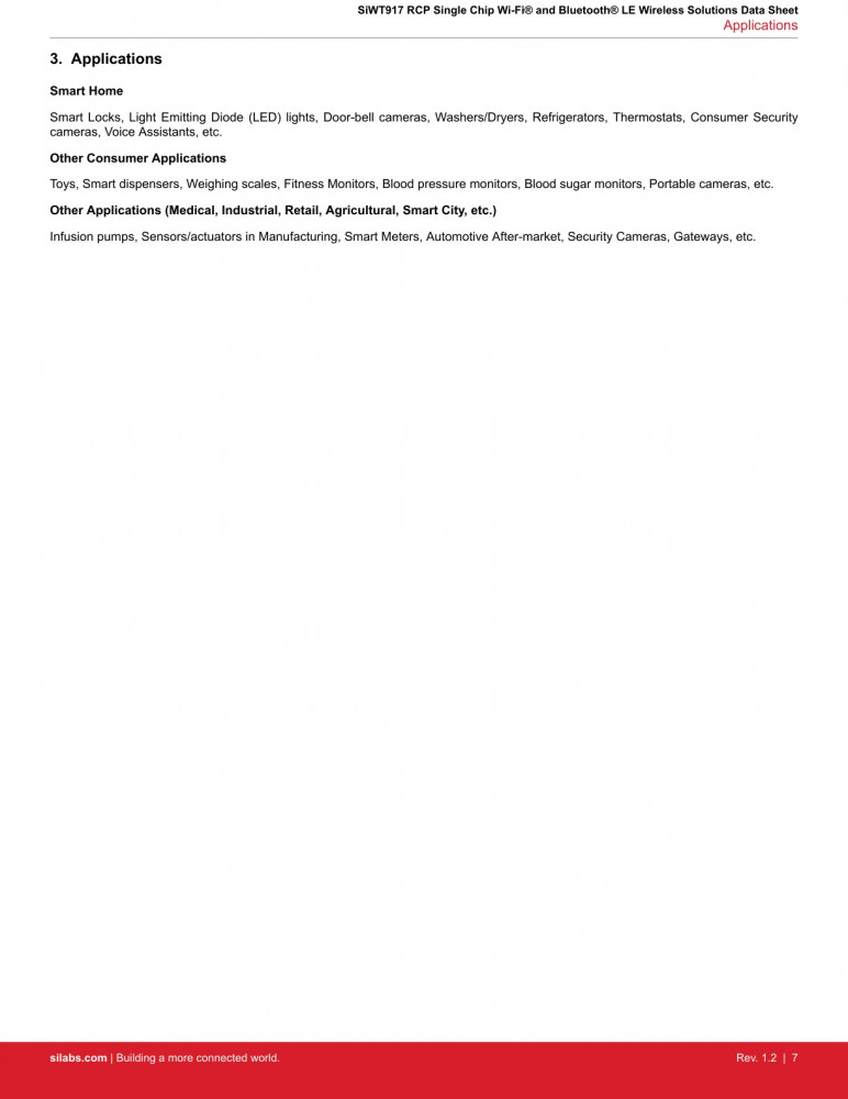 SiWT917 datasheet page 7