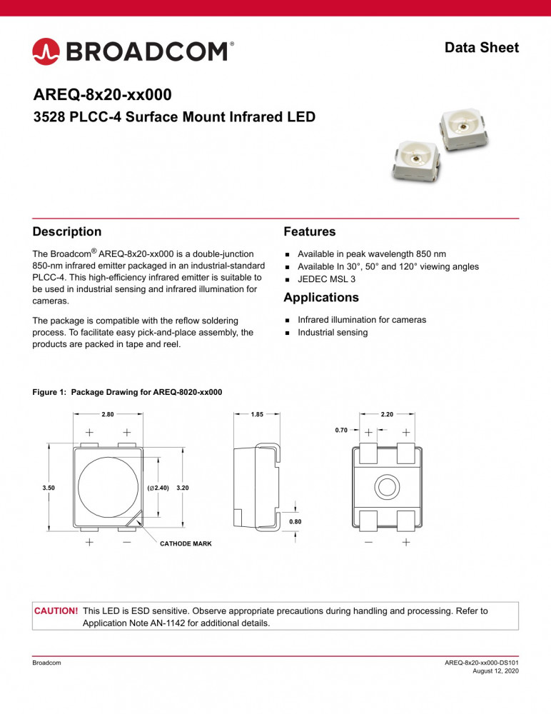 AREQ-8520-QR000 datasheet page 1